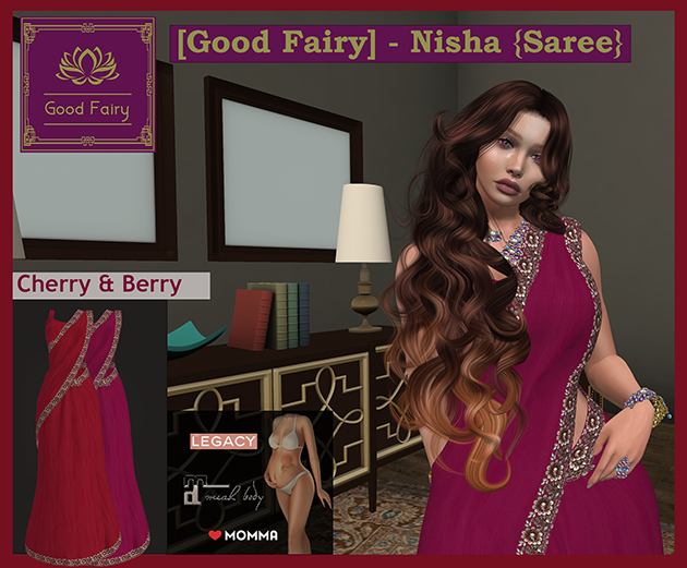 Second Life Marketplace - [Good Fairy] - Nisha {Saree} MAITREYA/ LEGACY ...
